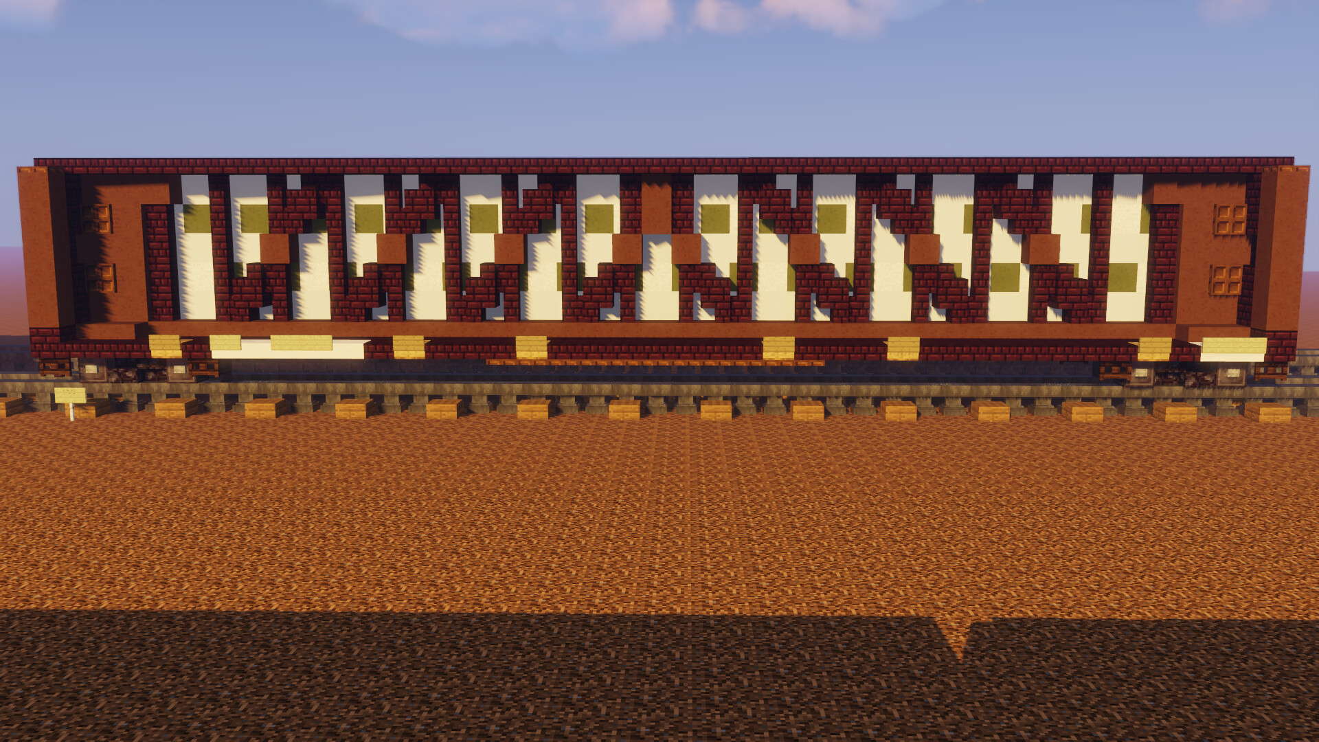 Rolling Stock - TTX Rail Box & Centerbeam Flatcar Minecraft Map
