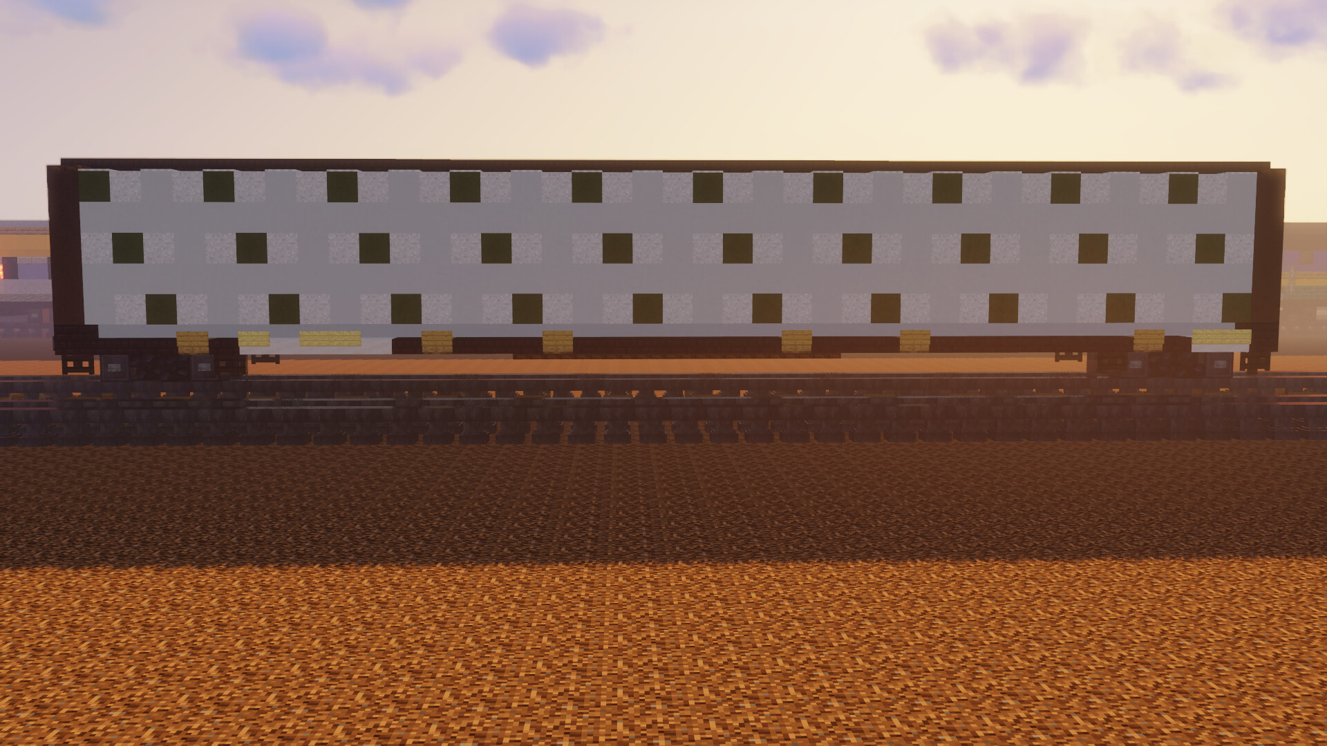 Rolling Stock - TTX Rail Box & Centerbeam Flatcar Minecraft Map