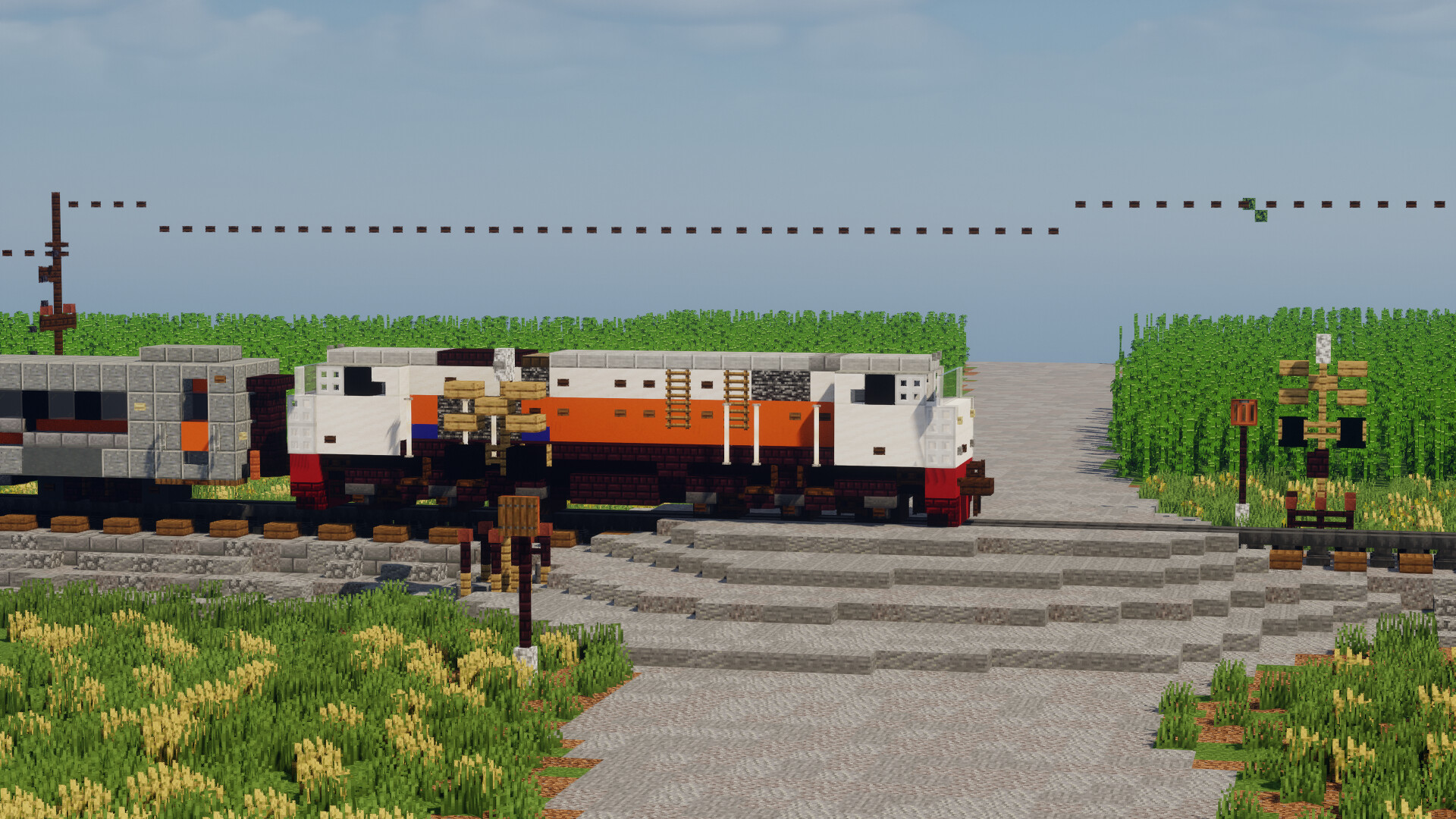Indonesian Railway Train Diorama Minecraft Map