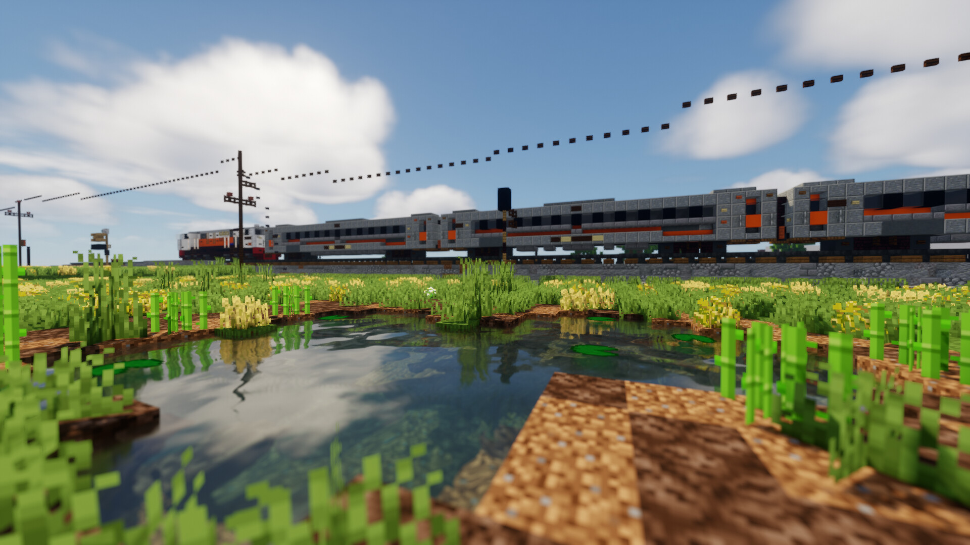 Indonesian Railway Train Diorama Minecraft Map