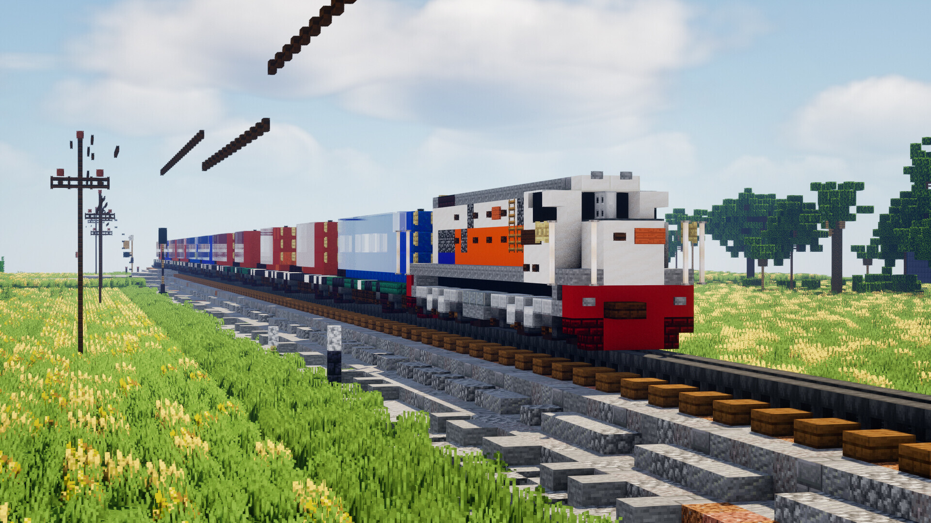 Indonesian Railway Train Diorama Minecraft Map