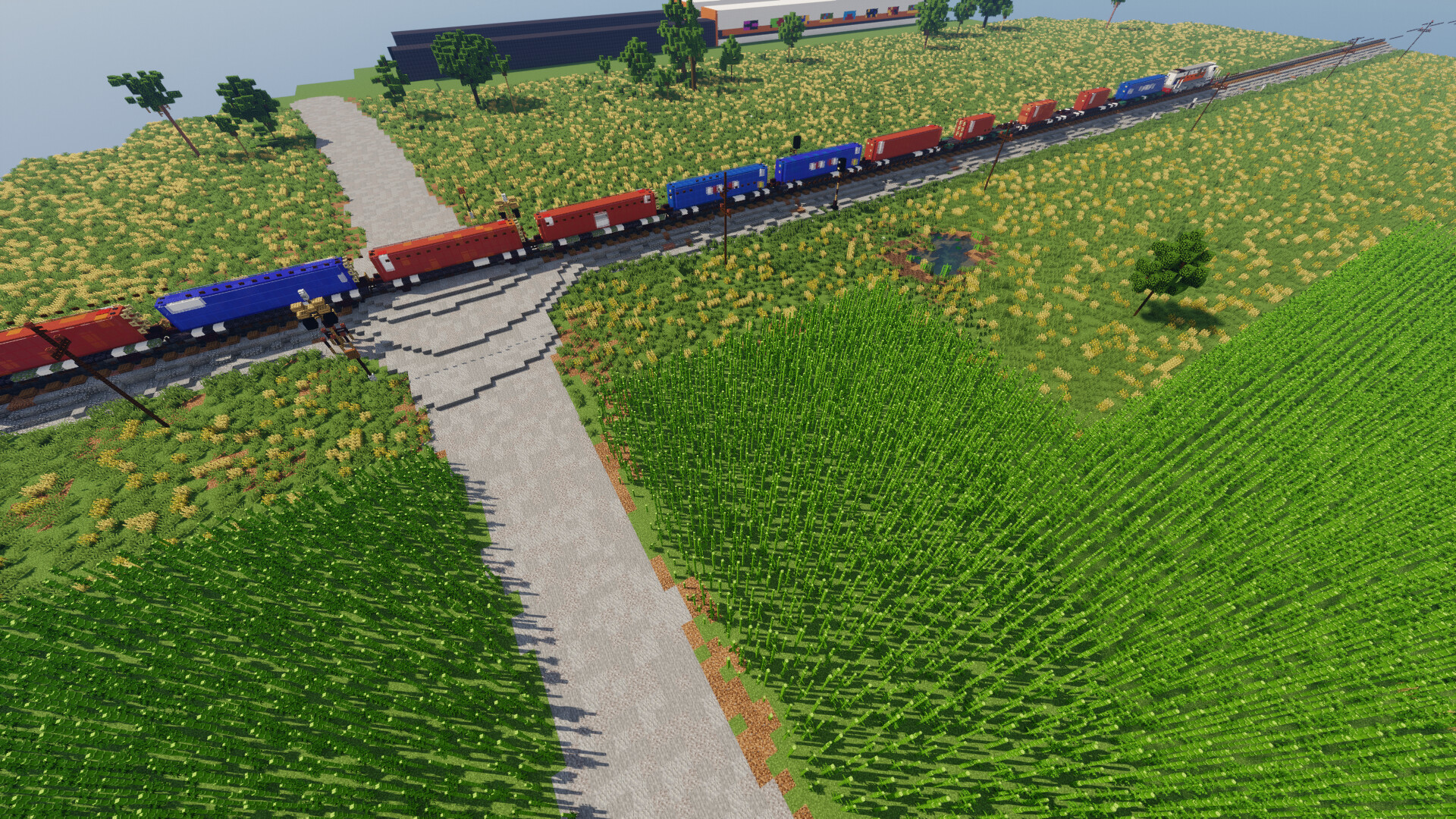 Indonesian Railway Train Diorama Minecraft Map