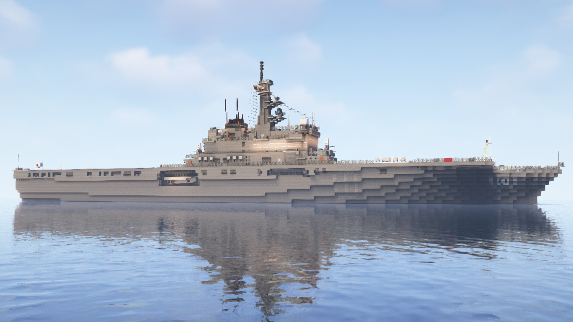 JS Osumi LST-4001 Tank Landing Ship - 1:1 Scale (with hangar and well ...