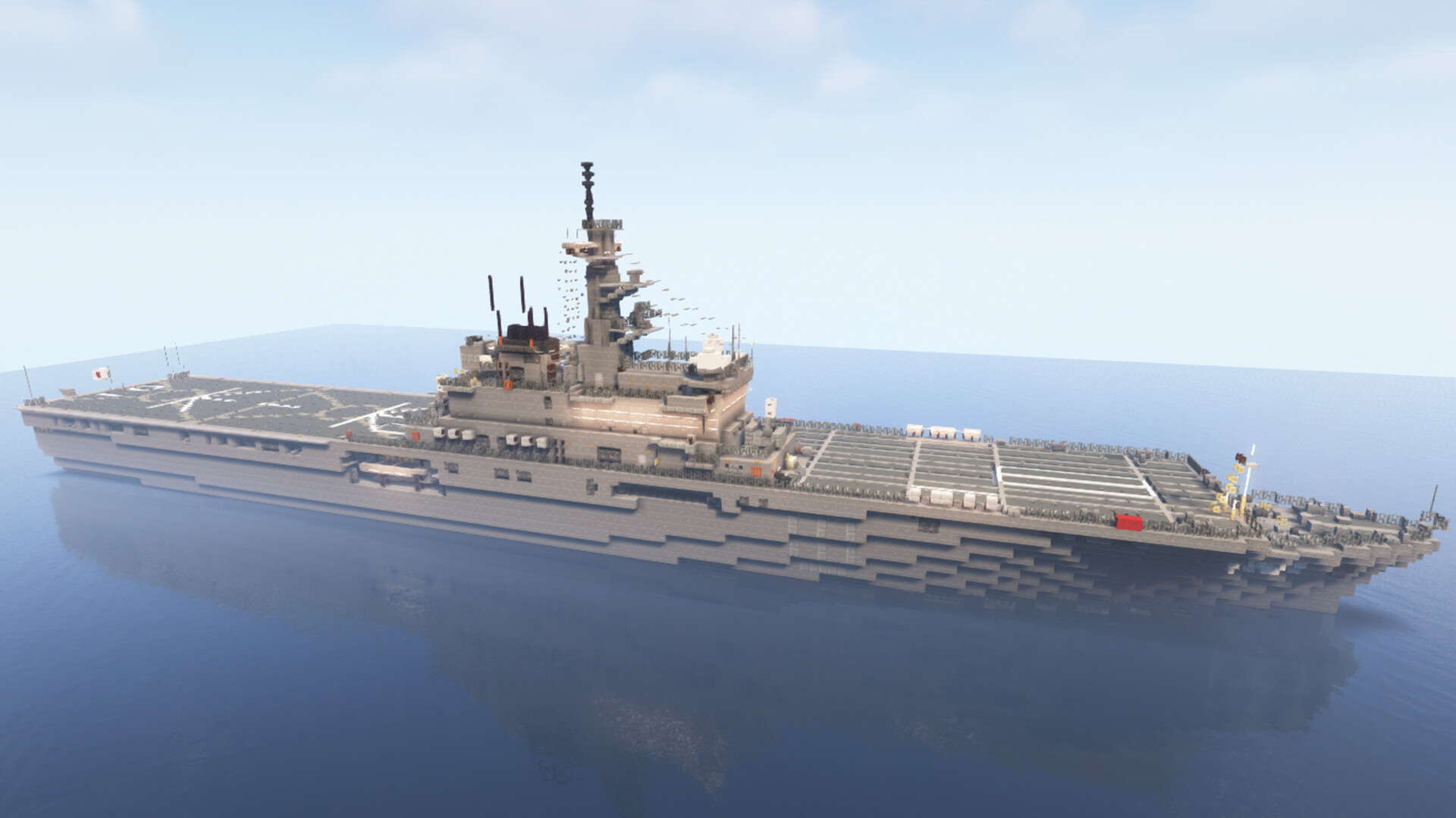 JS Osumi LST-4001 Tank Landing Ship - 1:1 Scale (with hangar and well ...