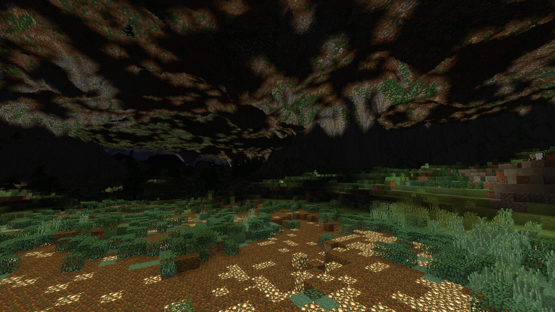 Underground dark world - 5000x5000 Minecraft Map