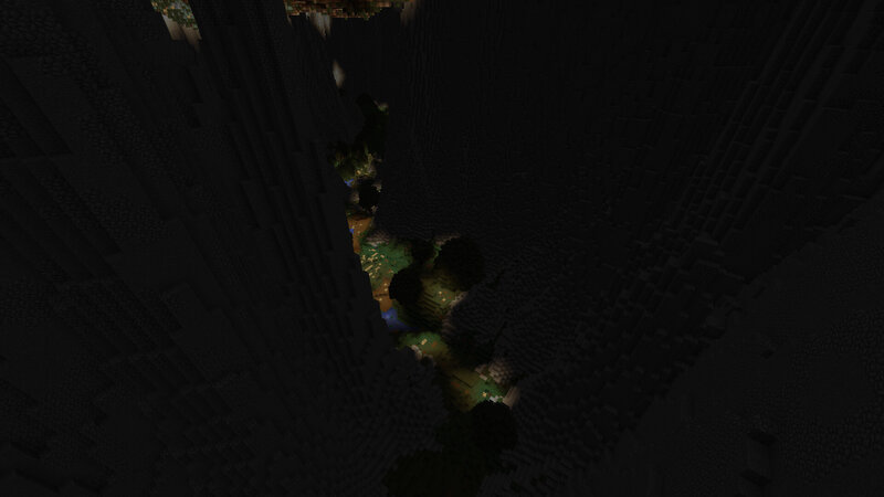 Underground dark world - 5000x5000 Minecraft Map