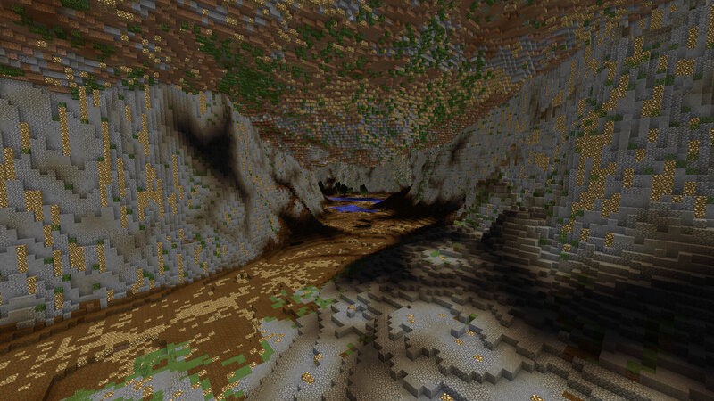 Underground dark world - 5000x5000 Minecraft Map