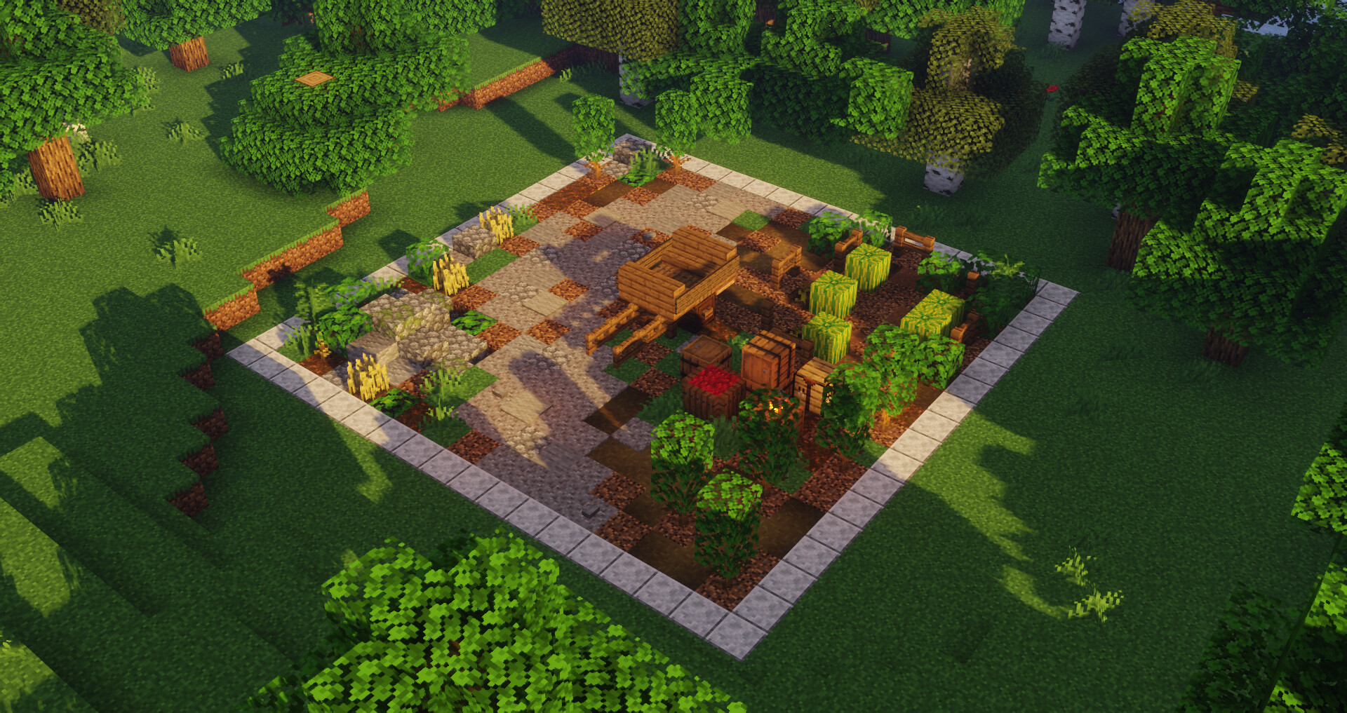 Farmland Path Minecraft Map