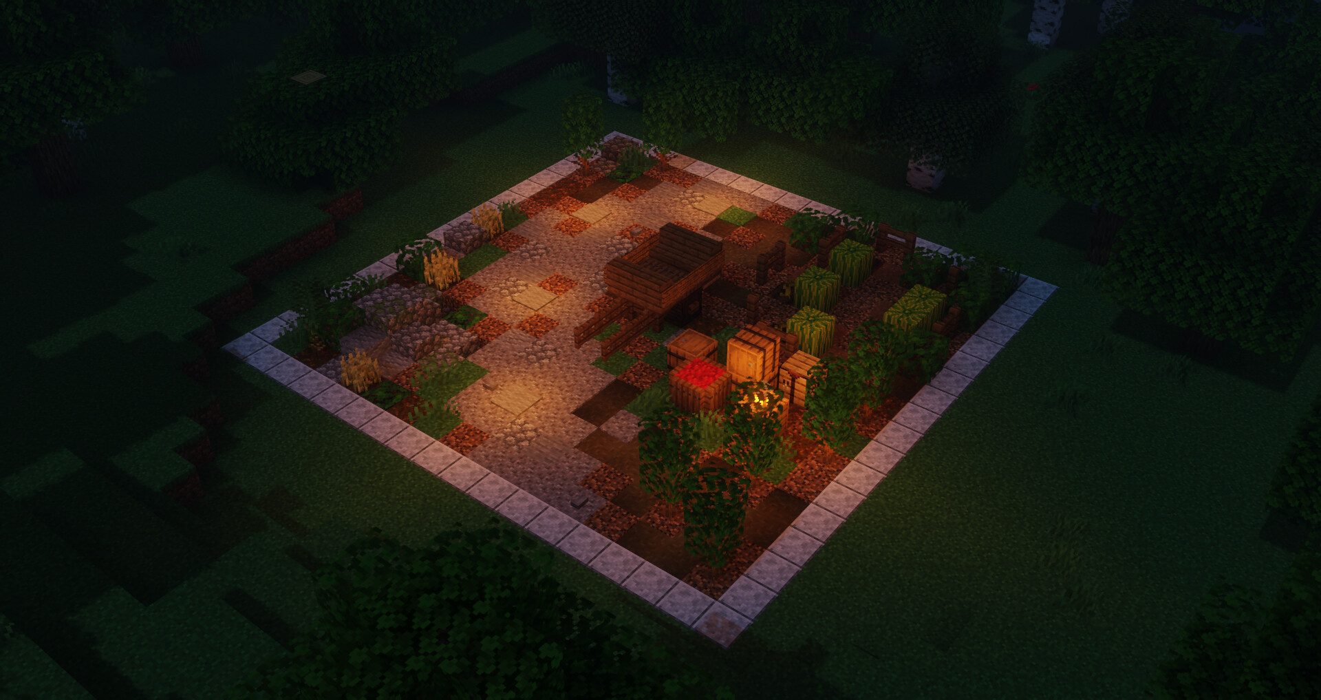 Farmland Path Minecraft Map