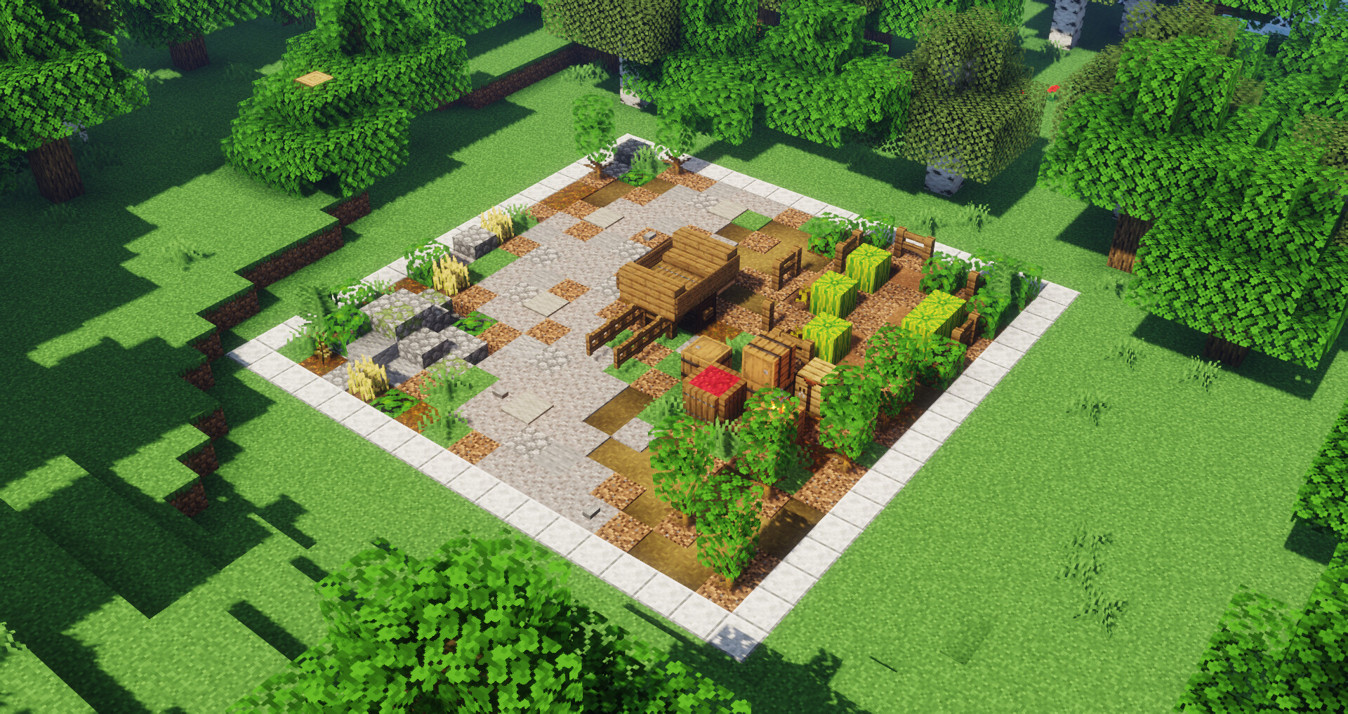 Farmland Path Minecraft Map