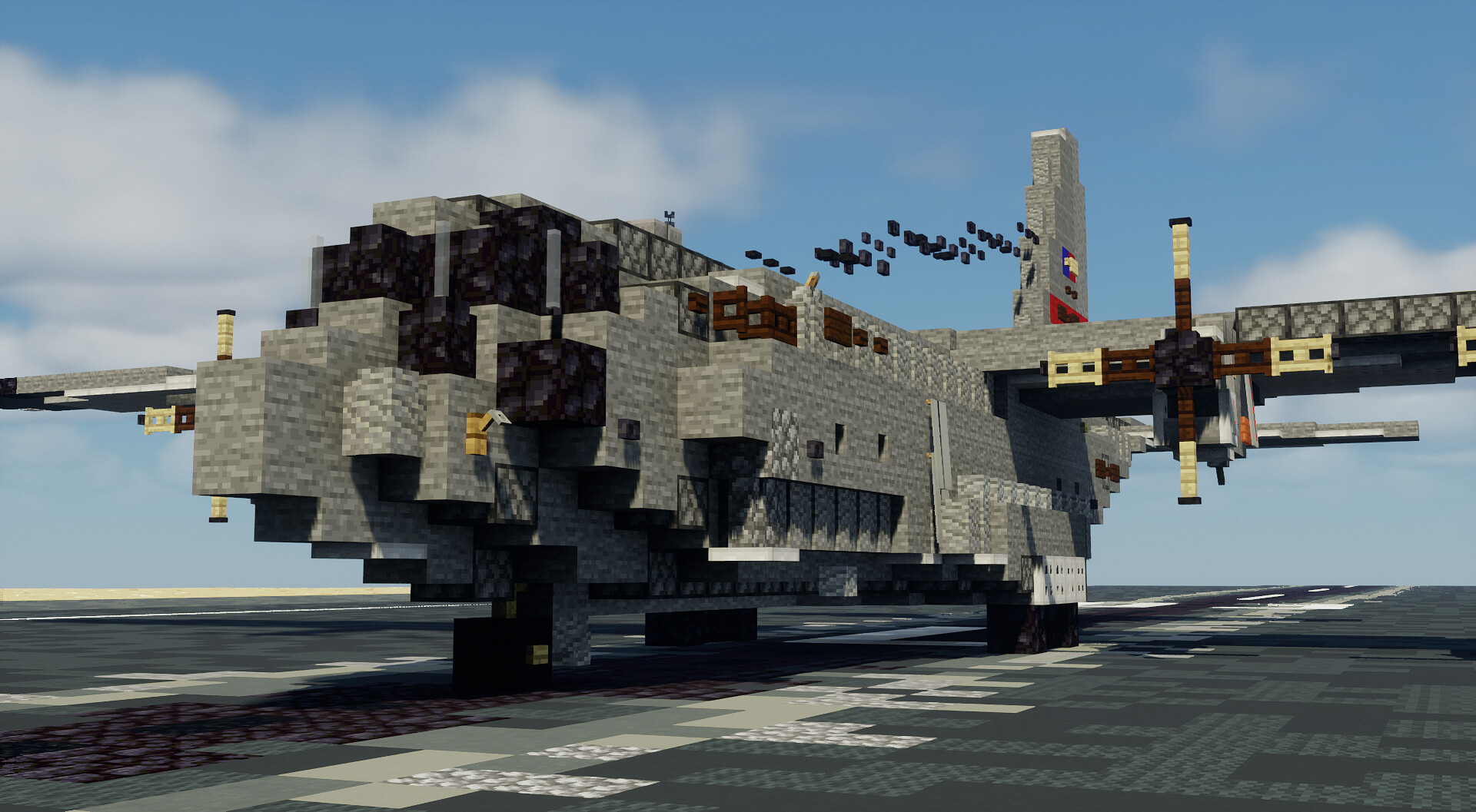 C-130H hercules - 1.5:1 Scale (V2) Minecraft Map