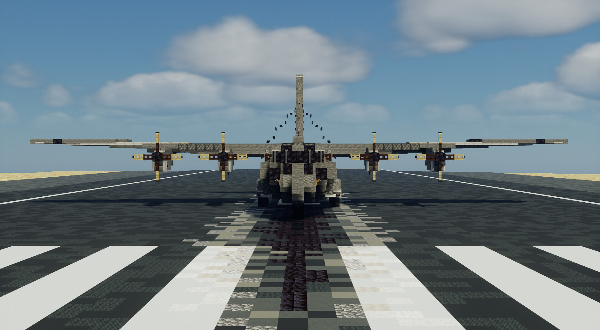 C-130H hercules - 1.5:1 Scale (V2) Minecraft Map
