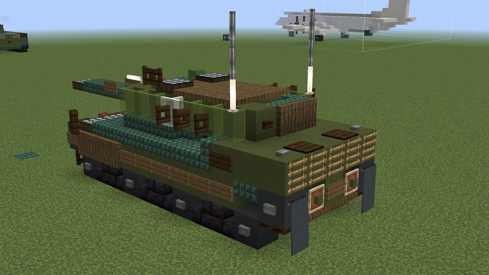 1.5:1 scale Leopard 2A4 Minecraft Map