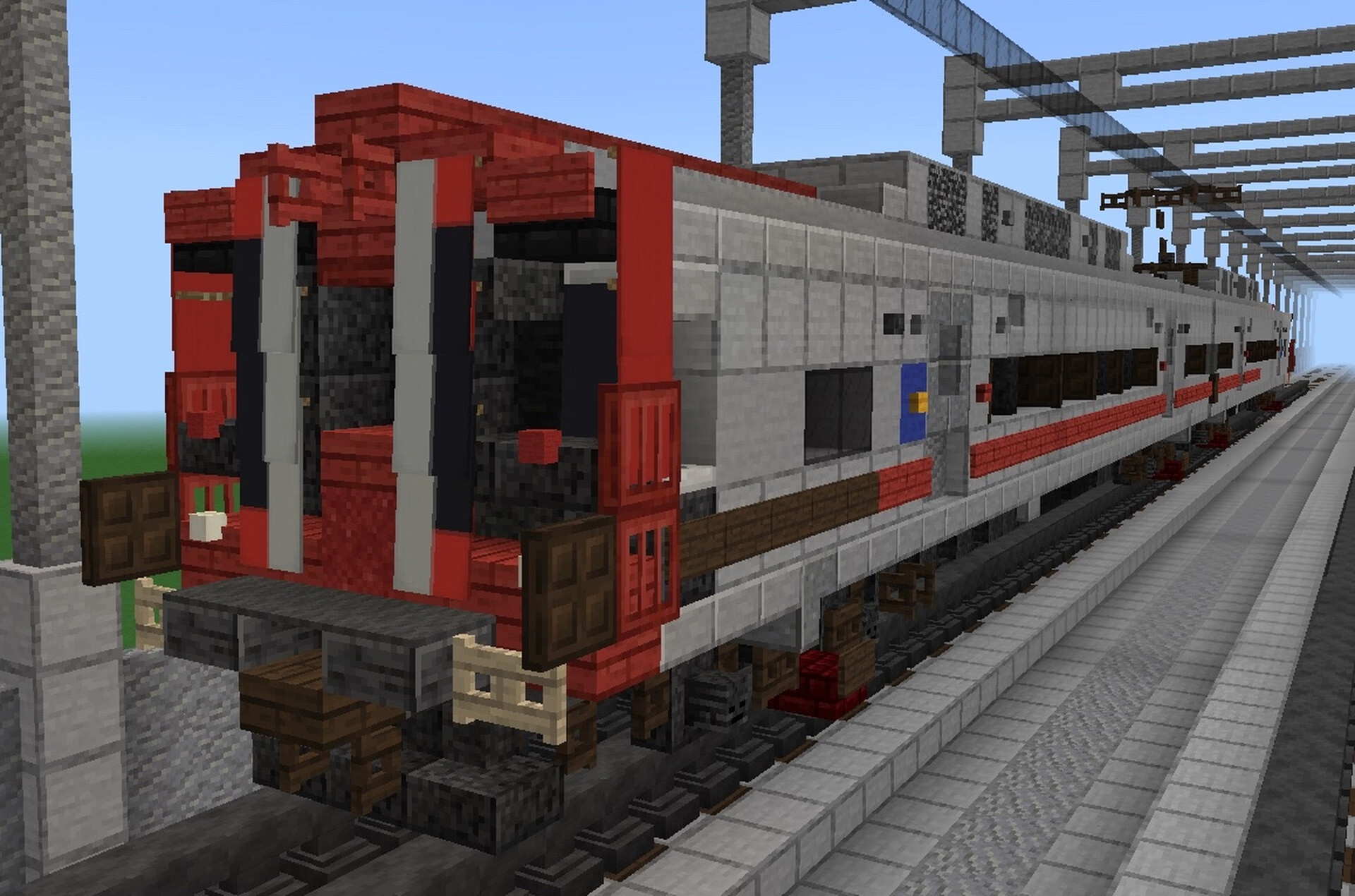[1.5:1] Metro-North Railroad Kawasaki M8 Commuter Train Minecraft Map