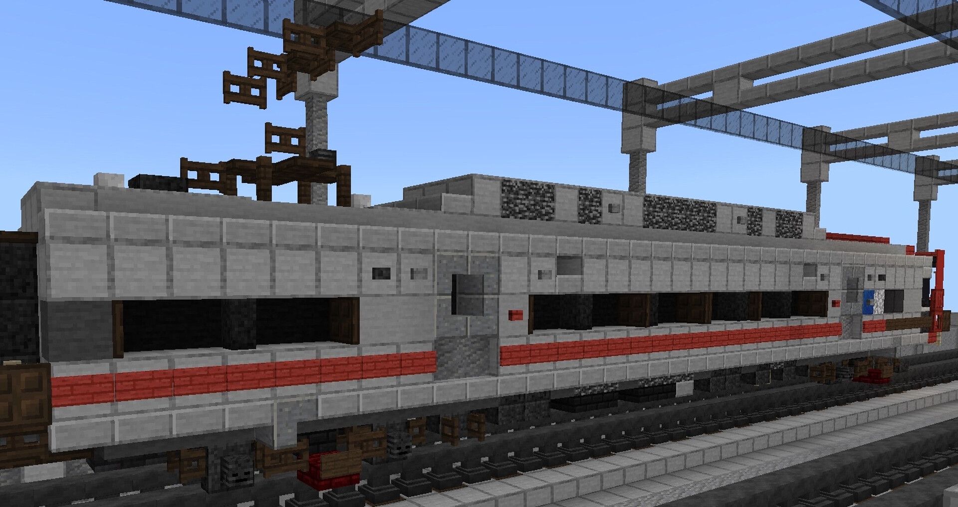 [1.5:1] Metro-North Railroad Kawasaki M8 Commuter Train Minecraft Map