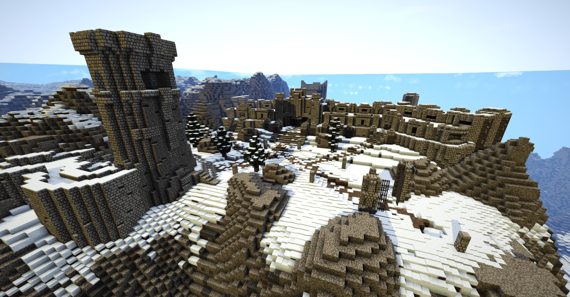 High Hrothgar, (Skyrim TES) Minecraft Map