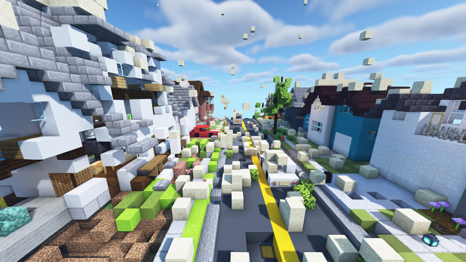 Neighborhood Map | Natural Disasters Survival Minecraft Map
