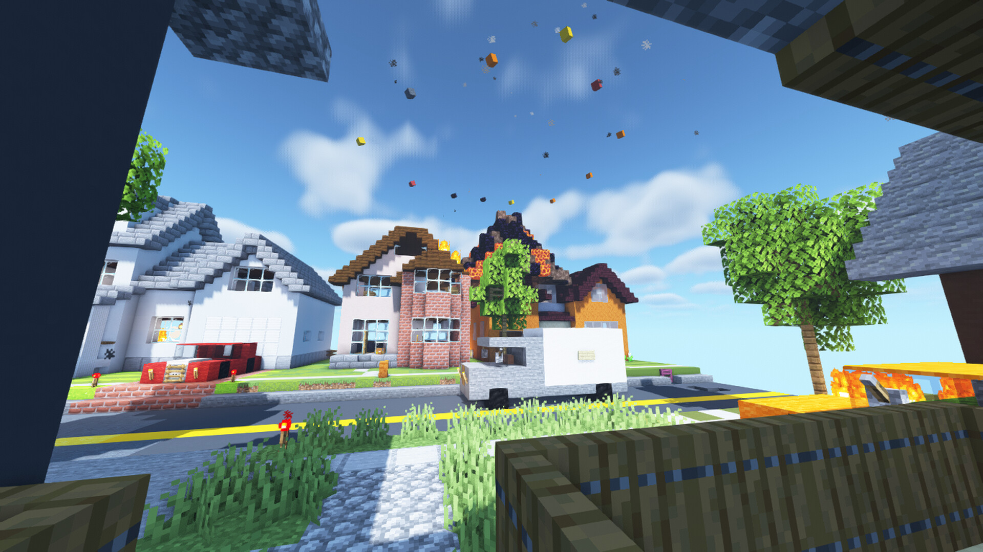 Neighborhood Map | Natural Disasters Survival Minecraft Map