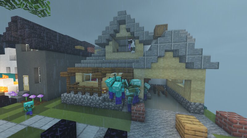 Neighborhood Map | Natural Disasters Survival Minecraft Map