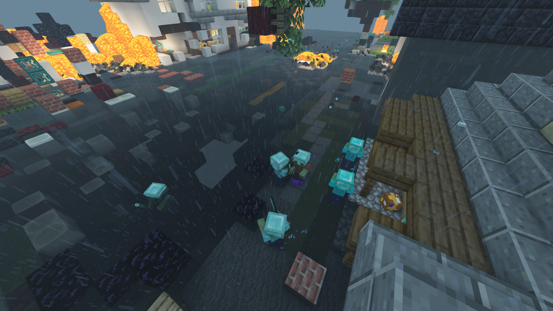 Neighborhood Map | Natural Disasters Survival Minecraft Map