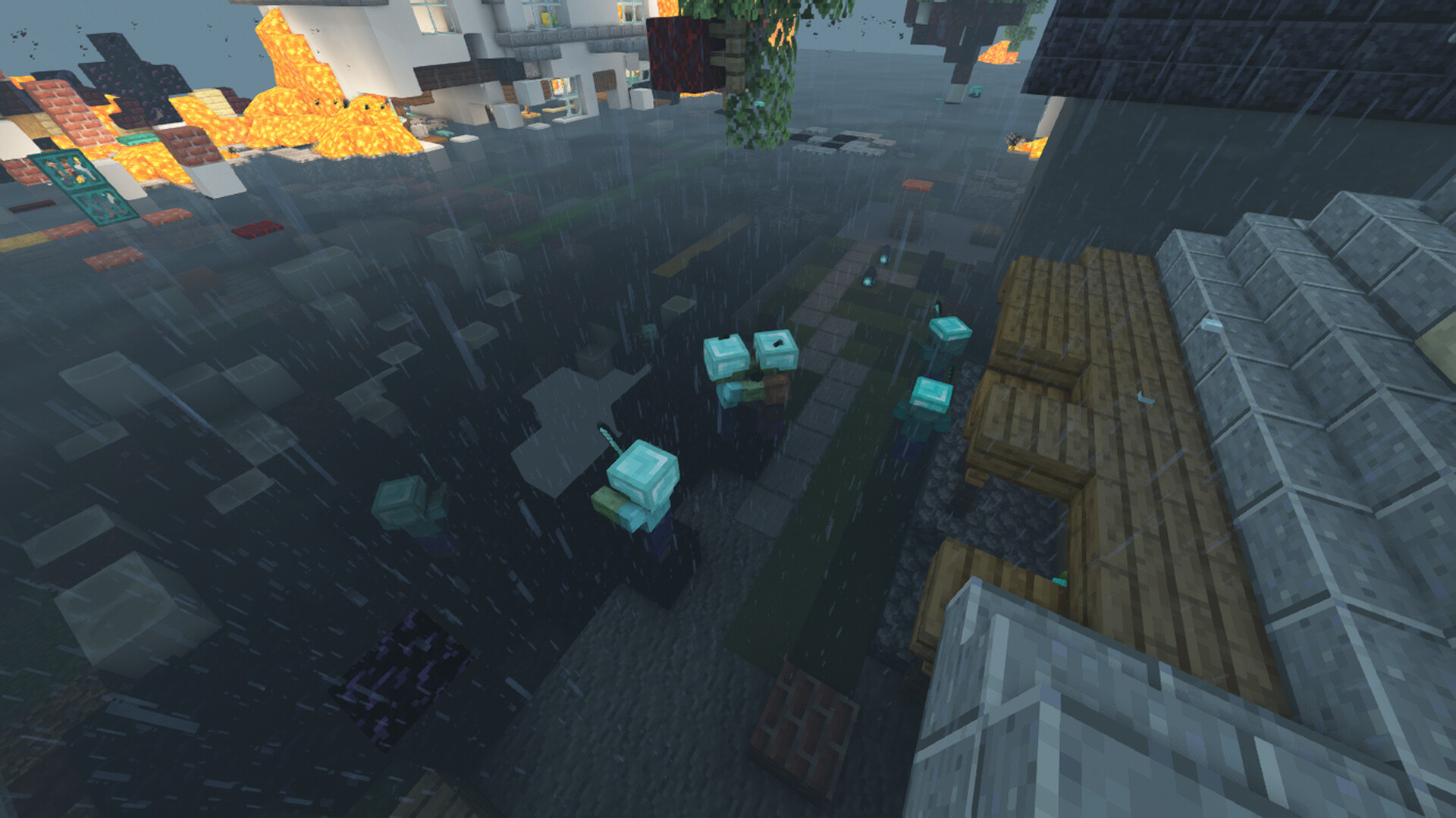 Neighborhood Map | Natural Disasters Survival Minecraft Map