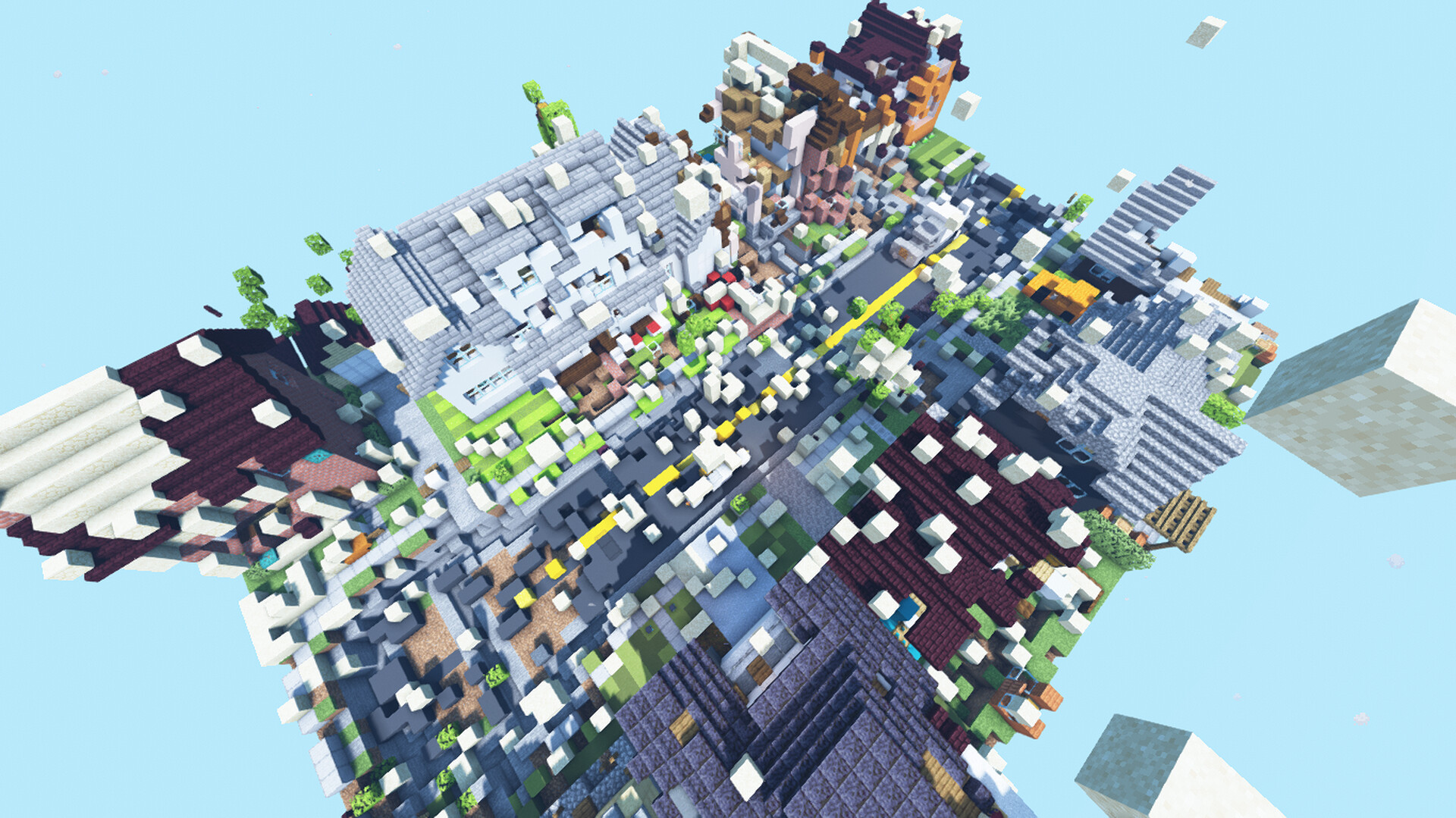 Neighborhood Map | Natural Disasters Survival Minecraft Map