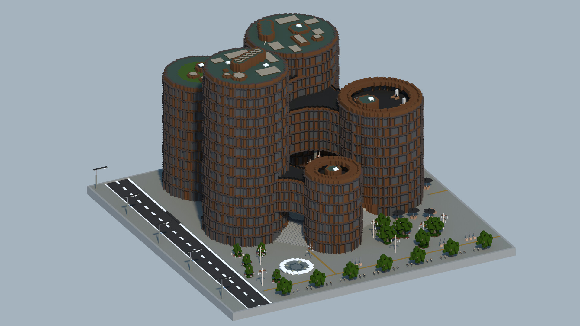 Axel Towers | Denmark Copenhagen Minecraft Map