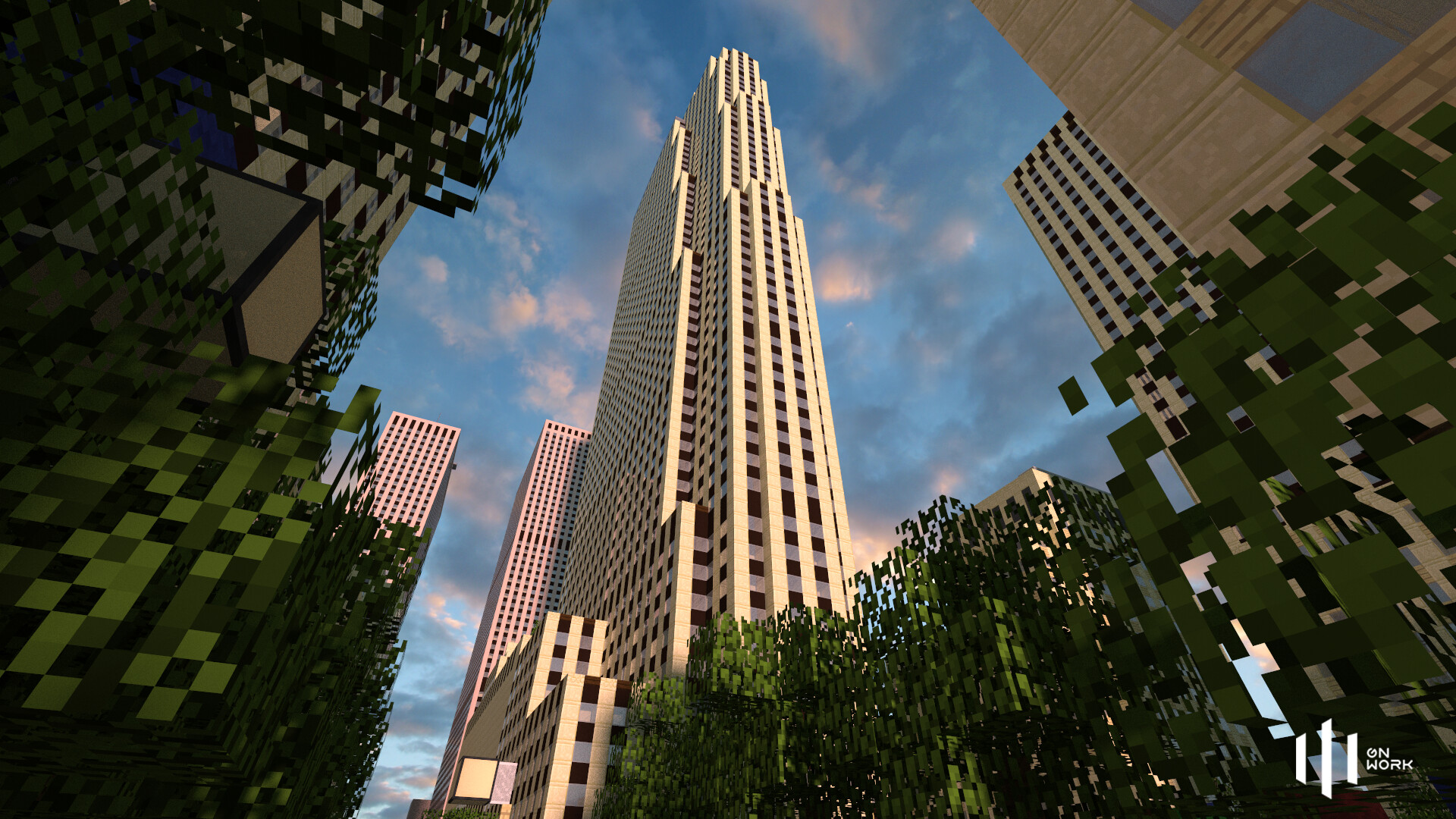 Midtown Manhattan - small scale replica Minecraft Map