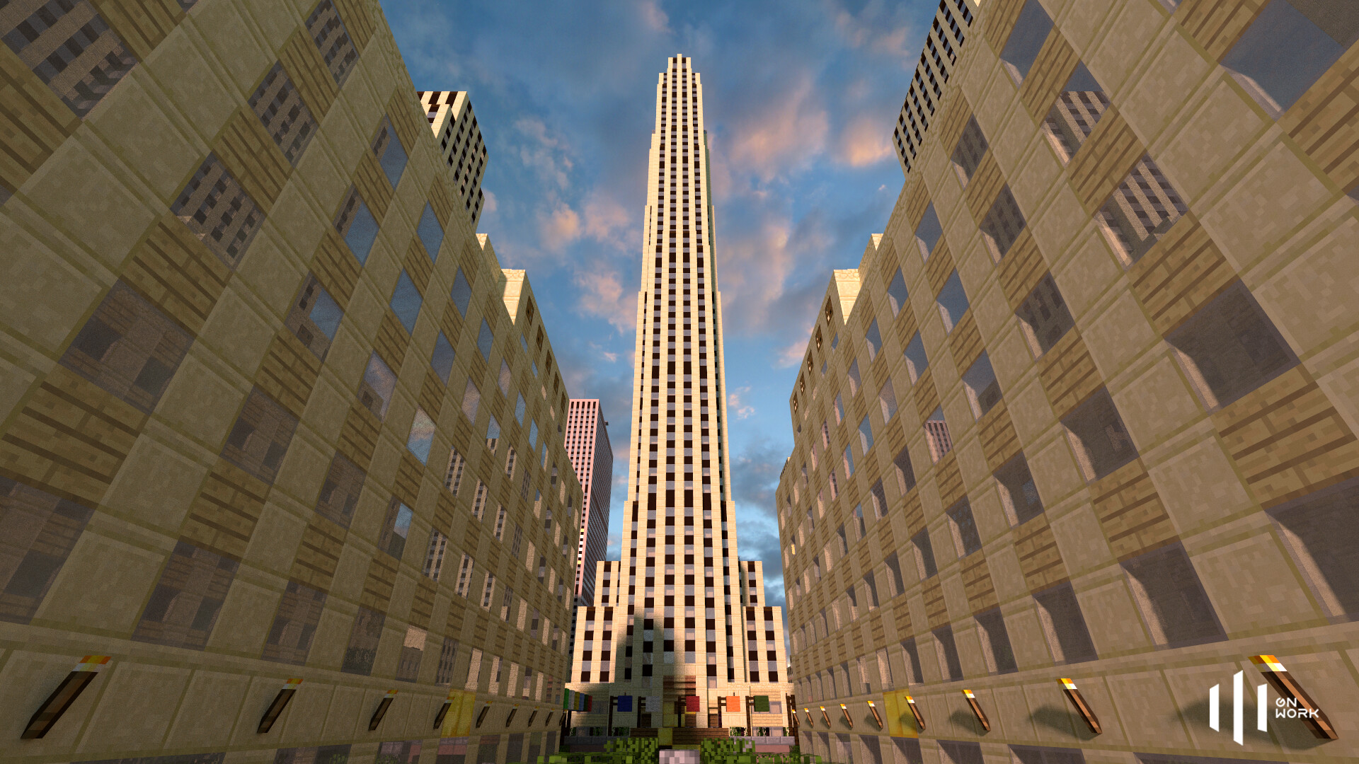 Midtown Manhattan - small scale replica Minecraft Map