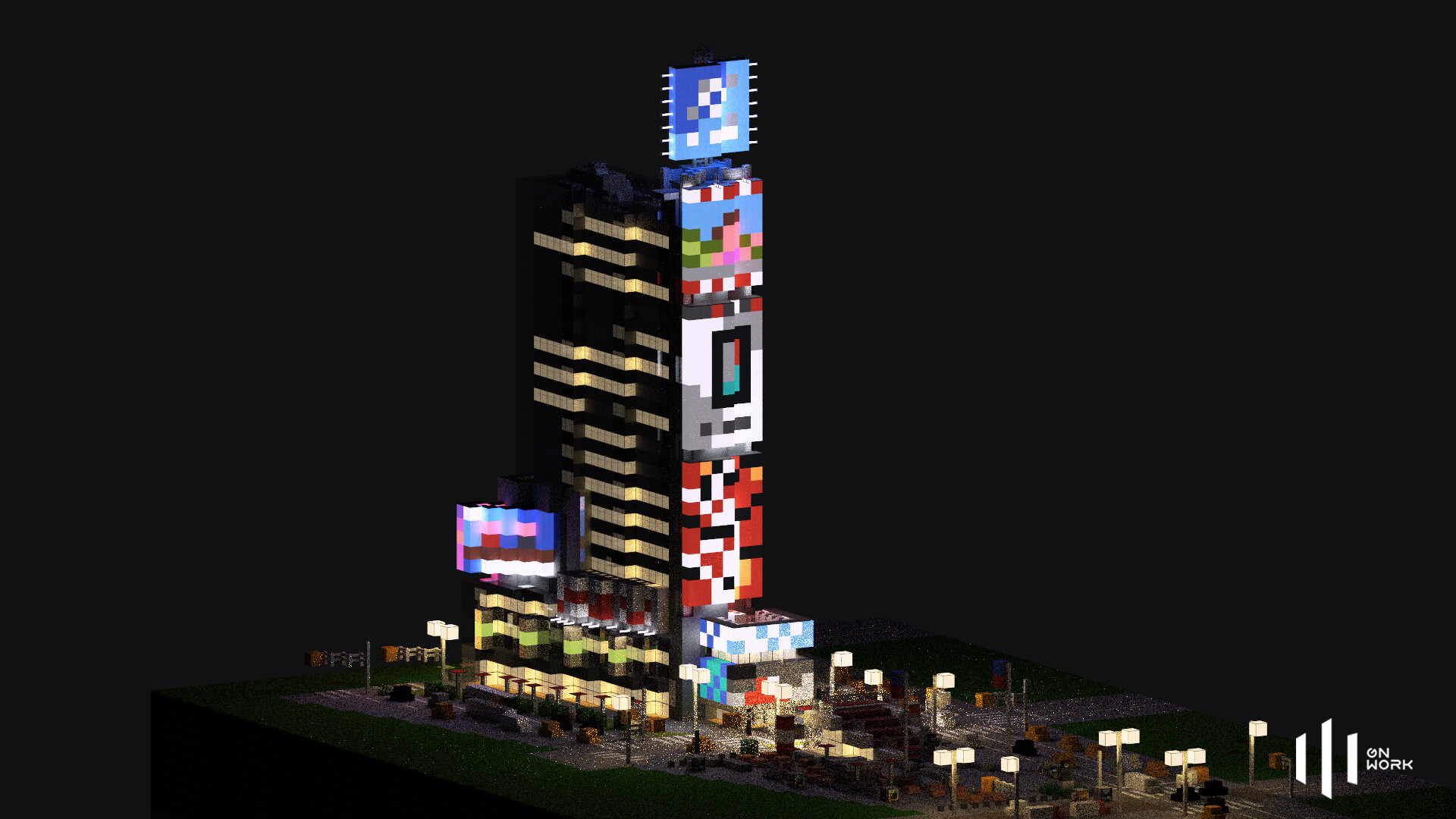 Midtown Manhattan - small scale replica Minecraft Map