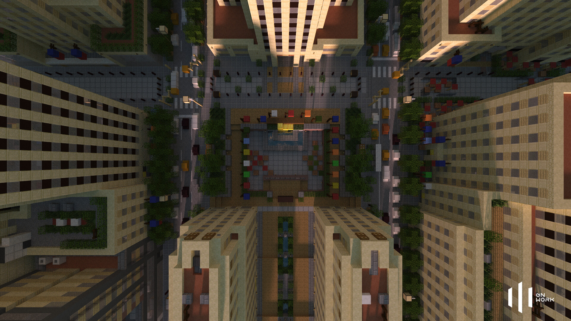 Midtown Manhattan - small scale replica Minecraft Map