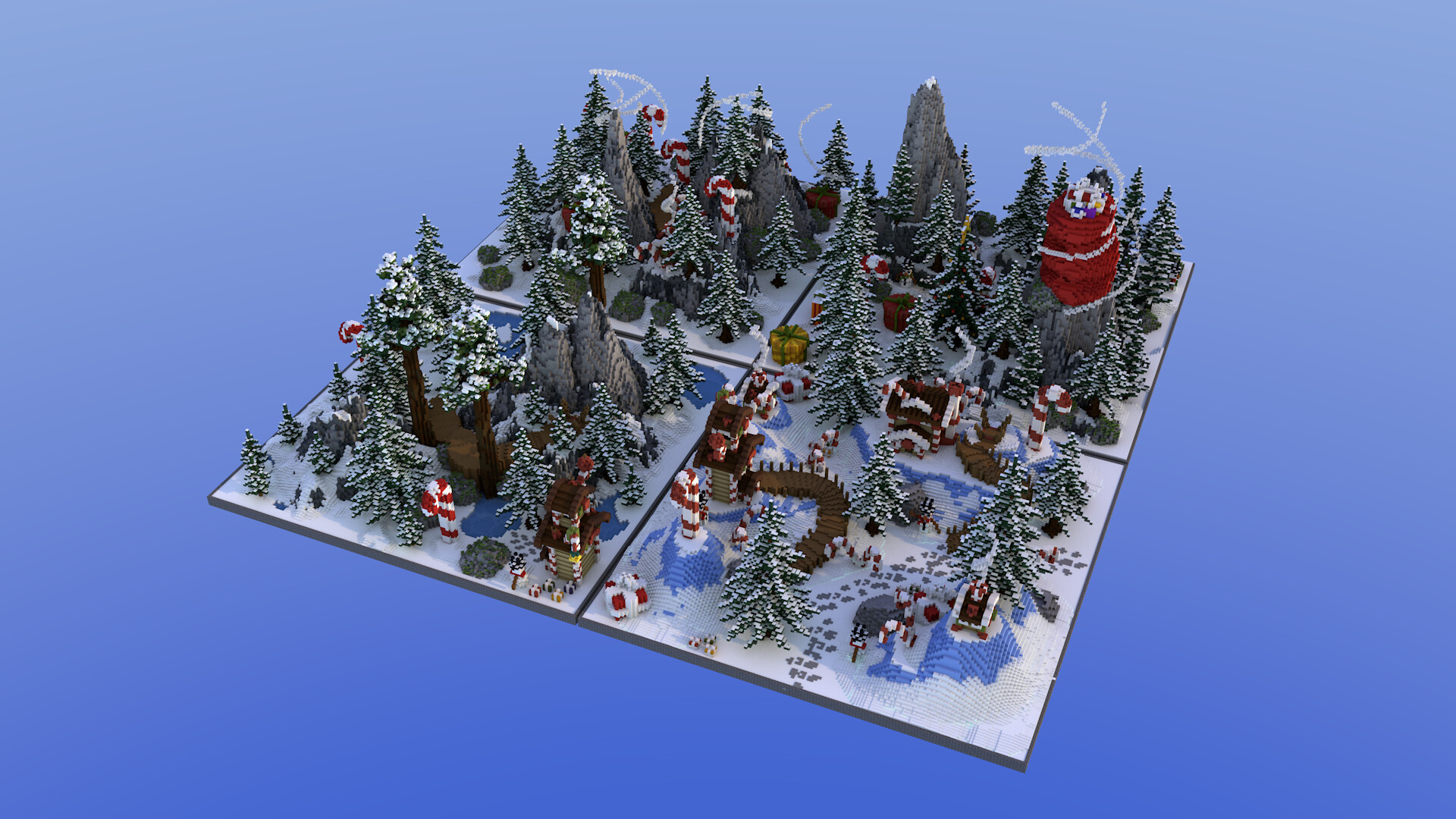 Christmas x4 KOTH Pack | 1.8+ Minecraft Map