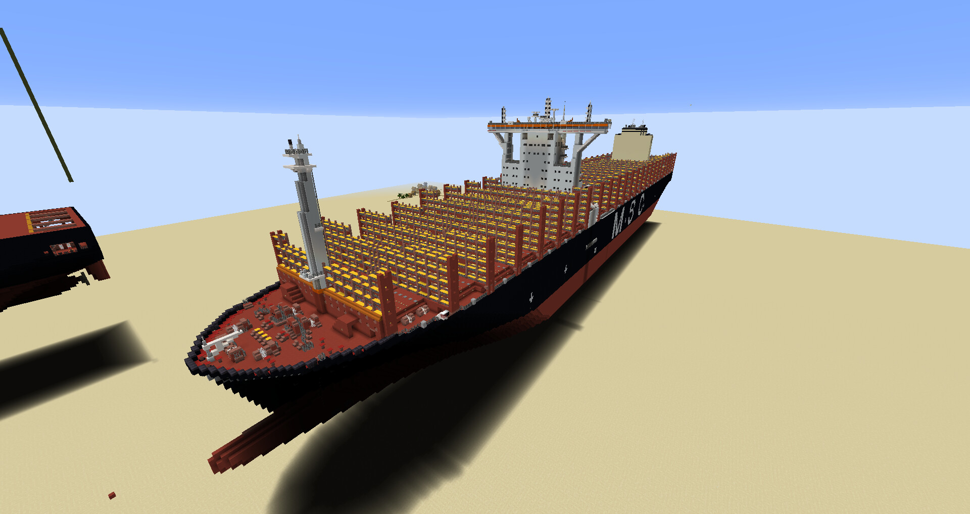 Container Ship MSC ISABELLA 1:1 Minecraft Map