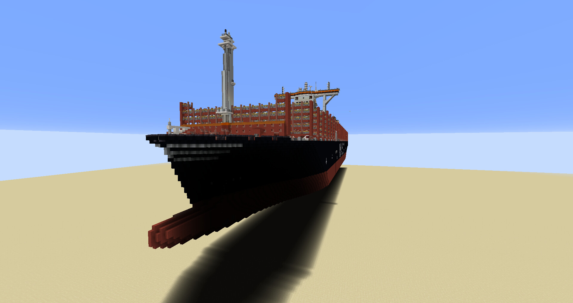 Container Ship MSC ISABELLA 1:1 Minecraft Map