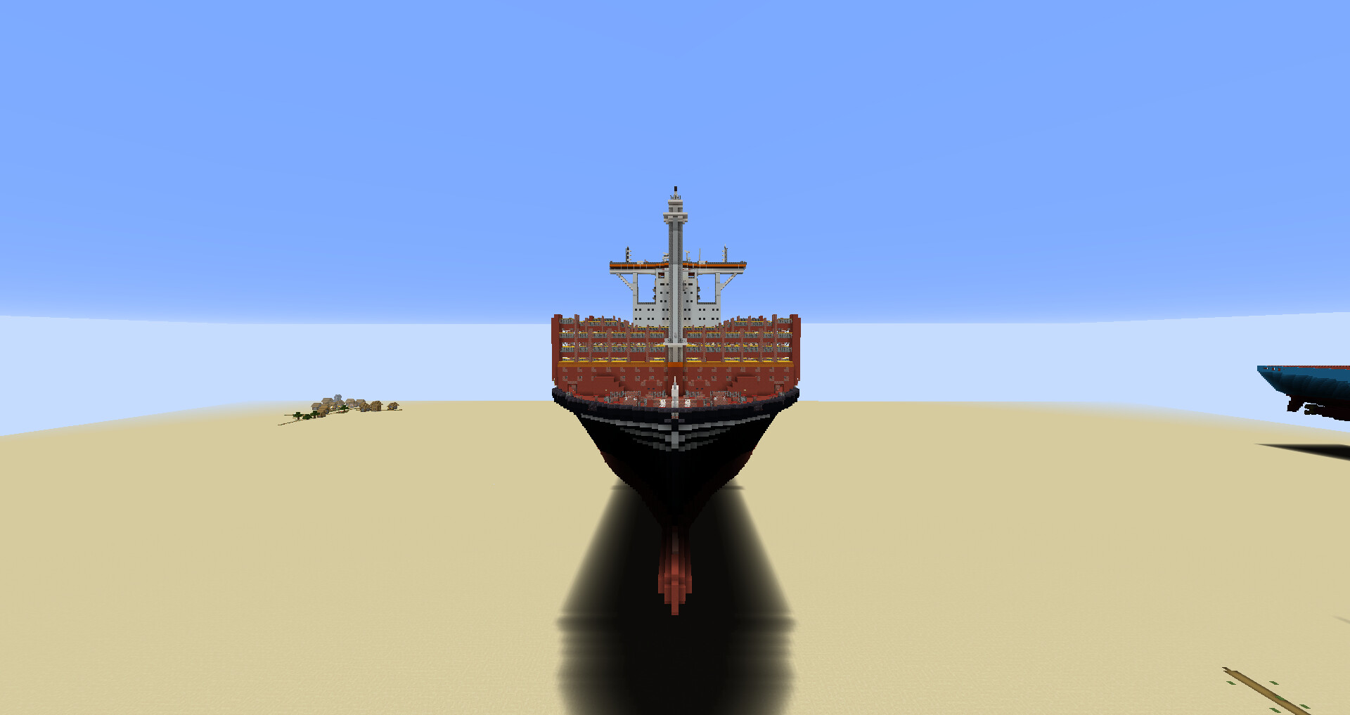 Container Ship MSC ISABELLA 1:1 Minecraft Map
