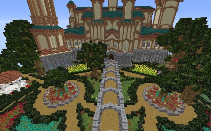 Overgrown manor Minecraft Map