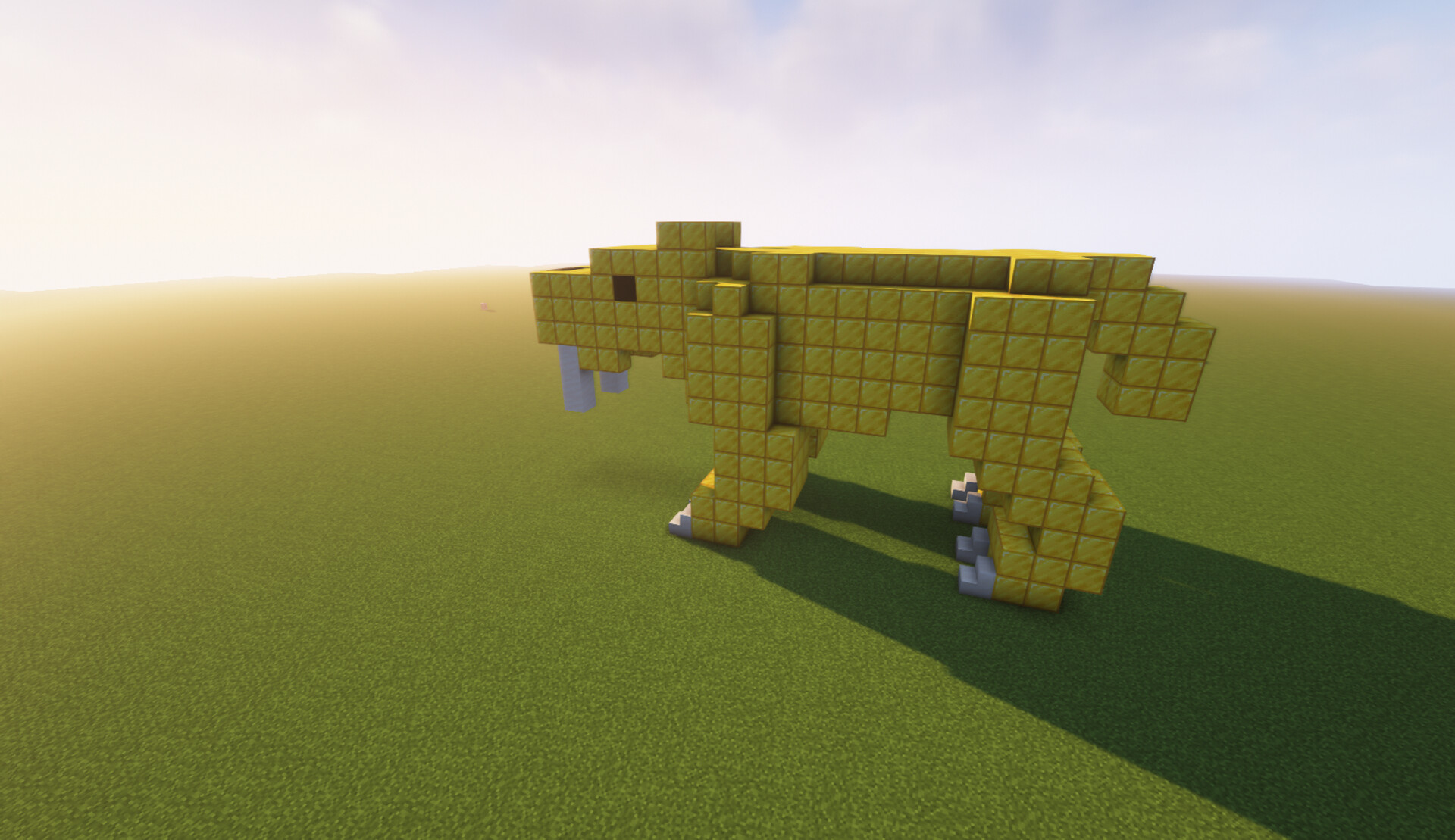 Golden Sabertooth Statue Minecraft Map