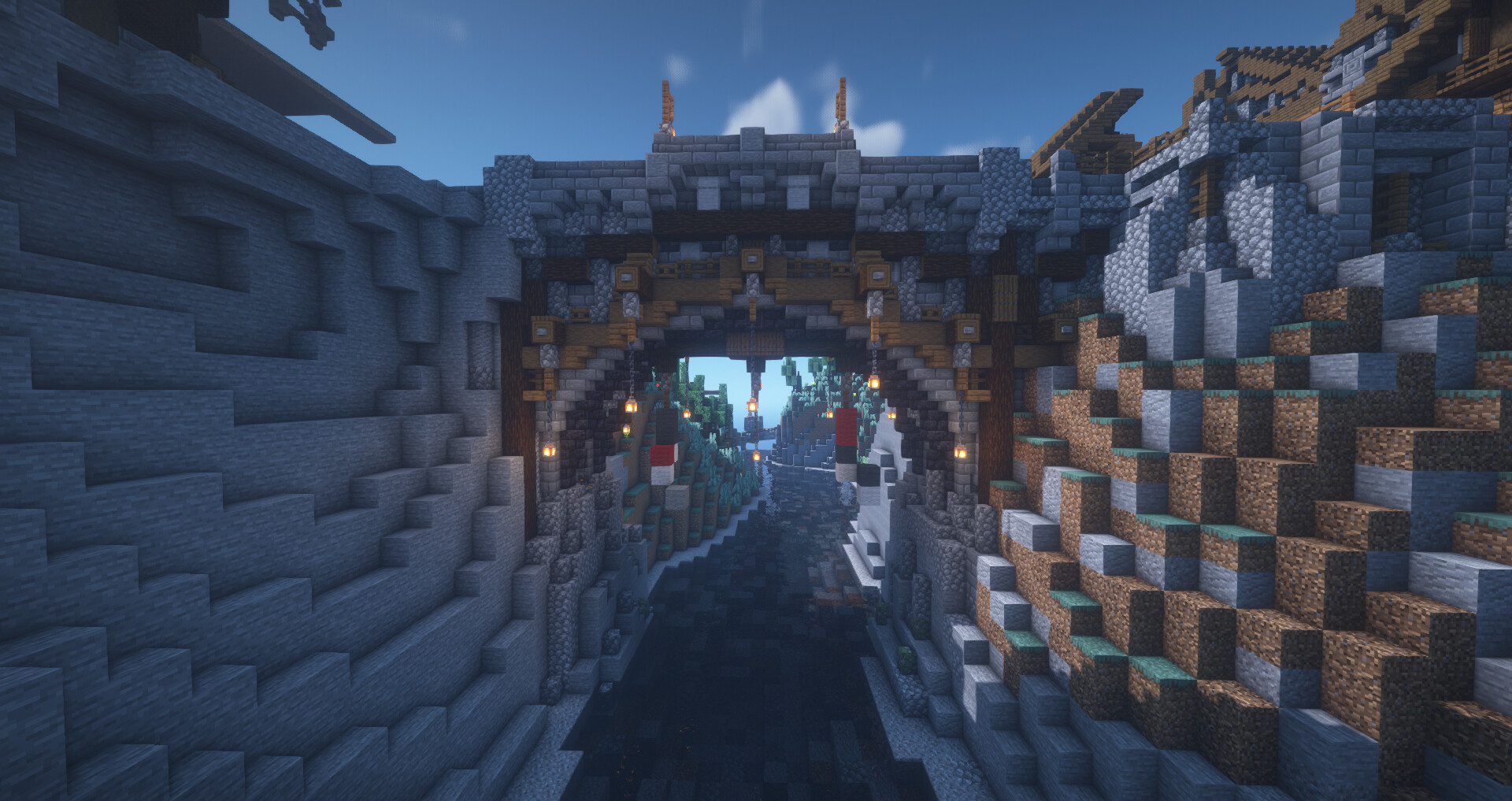 Nordic / Medieval Bridge #2 Project Aldinnheimr Minecraft Map