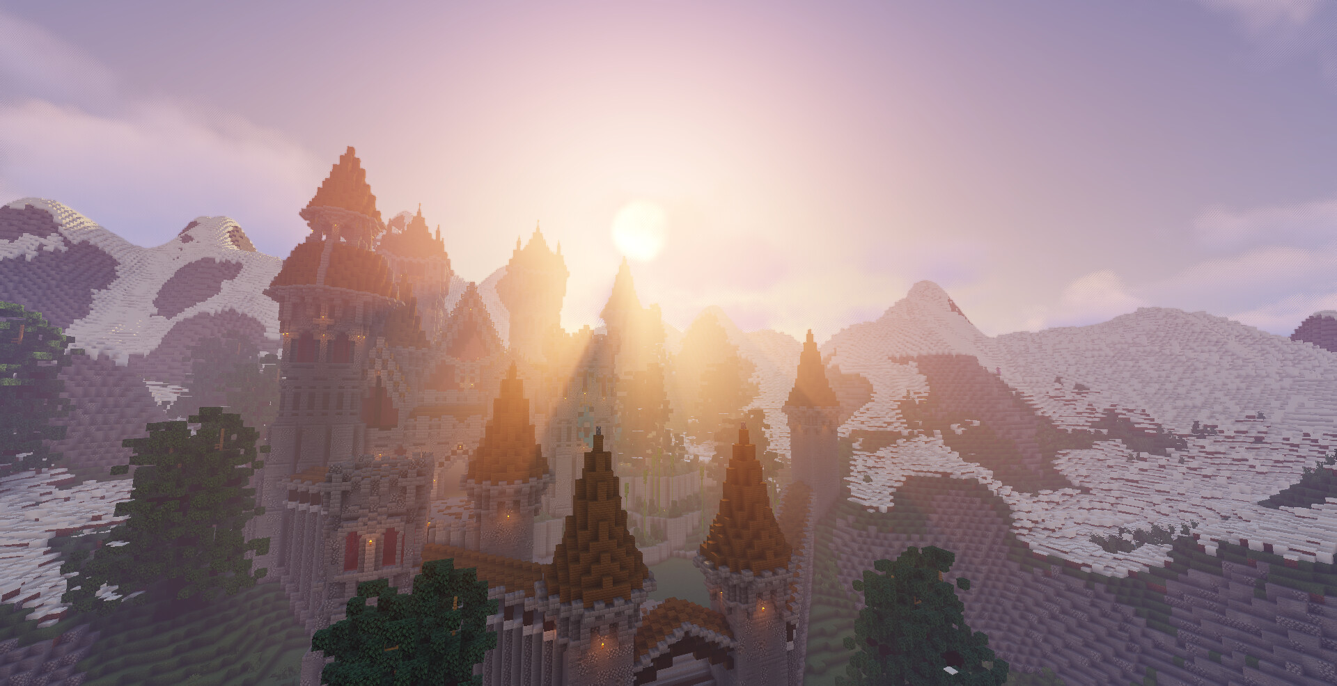 ELLMOND ISLES || Medieval Castle SNEAK PEAK Minecraft Map