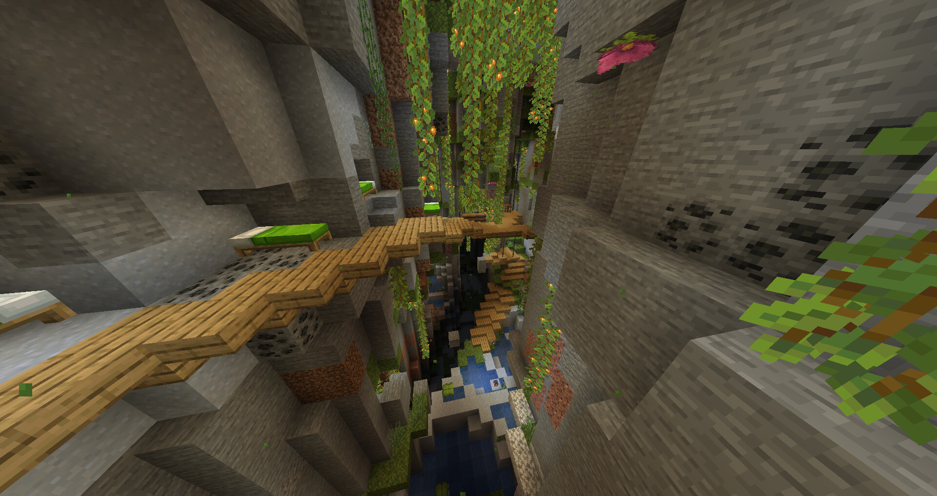 underground town Minecraft Map