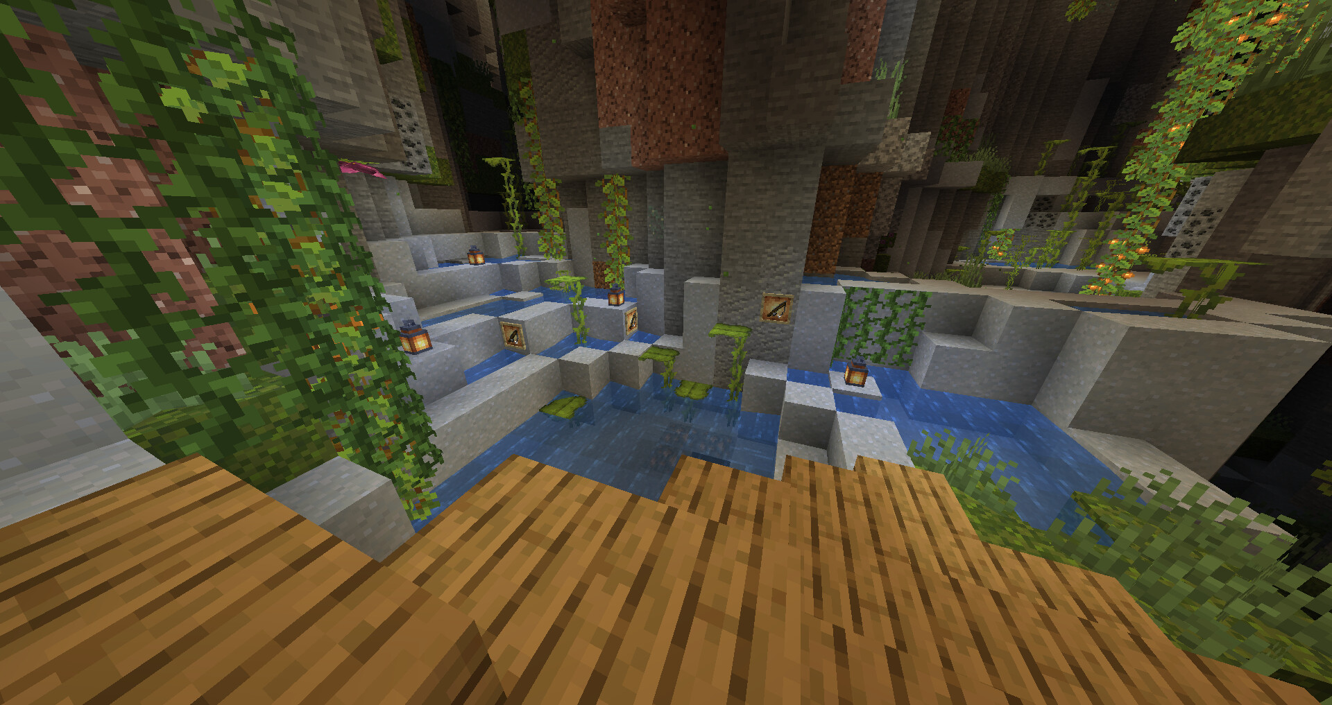 underground town Minecraft Map