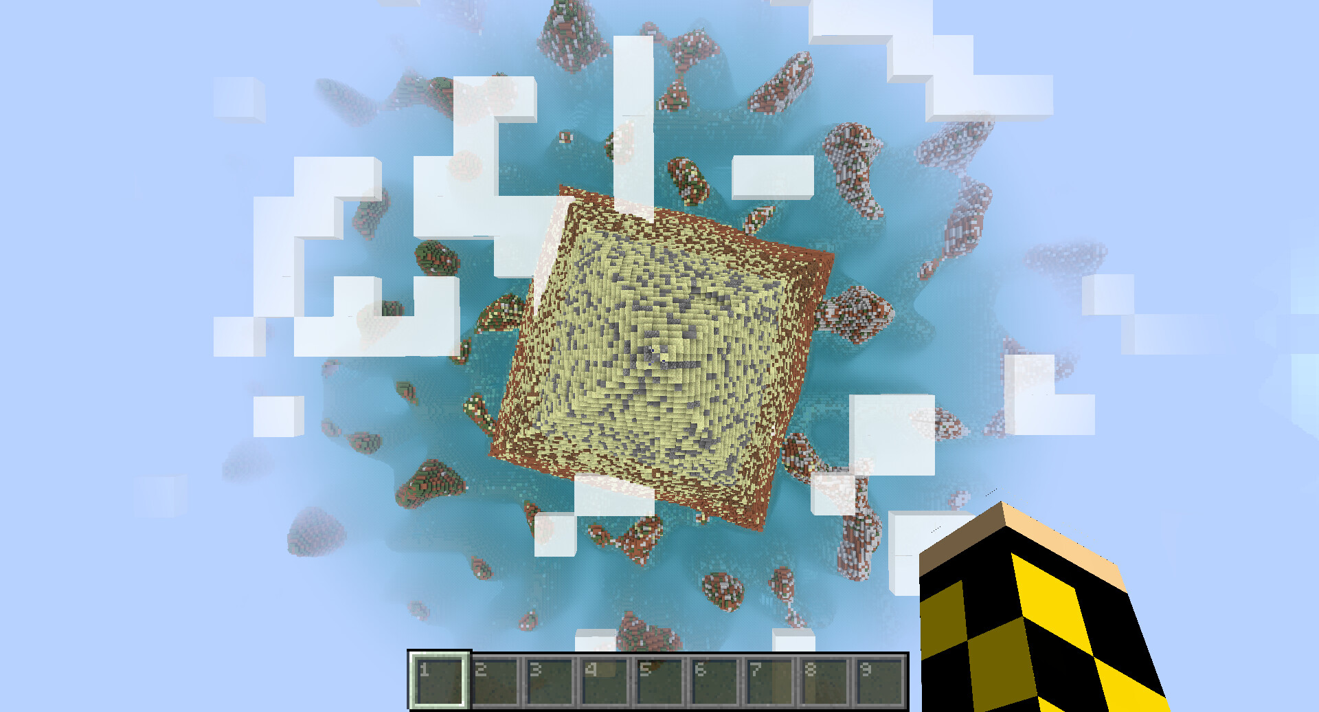 Pyramids World with Islands Minecraft Map