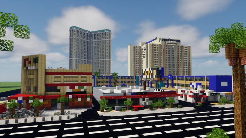 Las Vegas 1:1 Recreation (WIP) Minecraft Map