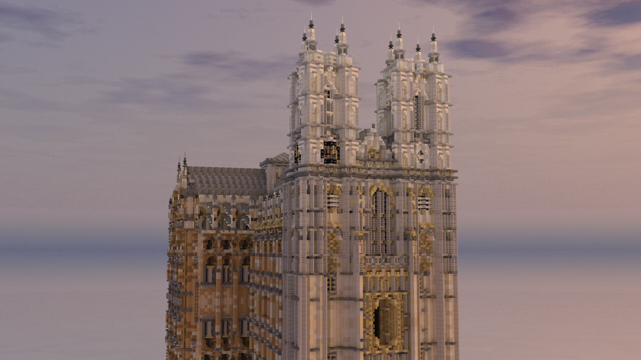 Westminster Abbey 1:1 Scale Minecraft Map