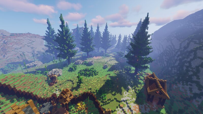 Hilly Woods Minecraft Map