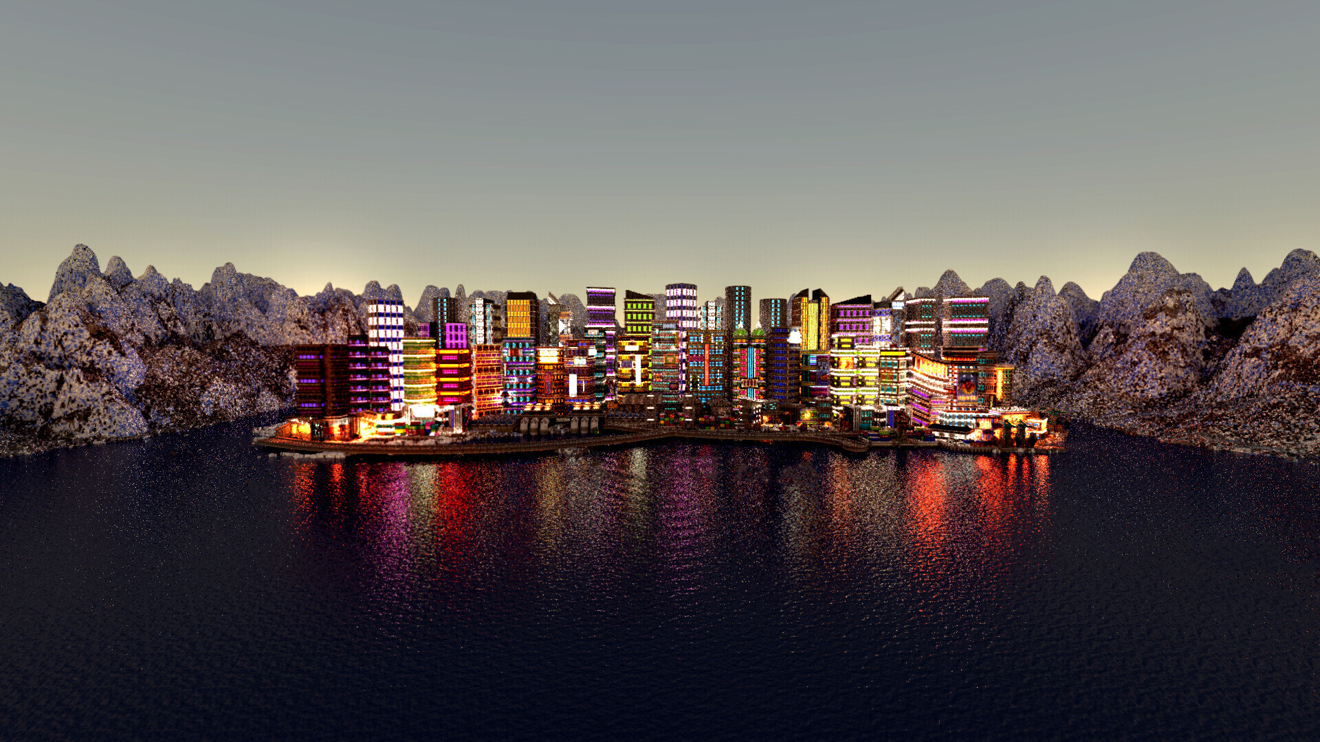 Cyberpunk City [Legacy] Minecraft Map