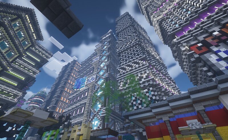Cyberpunk City [Legacy] Minecraft Map