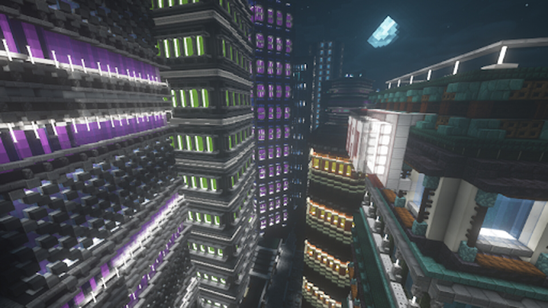 Cyberpunk City [Legacy] Minecraft Map