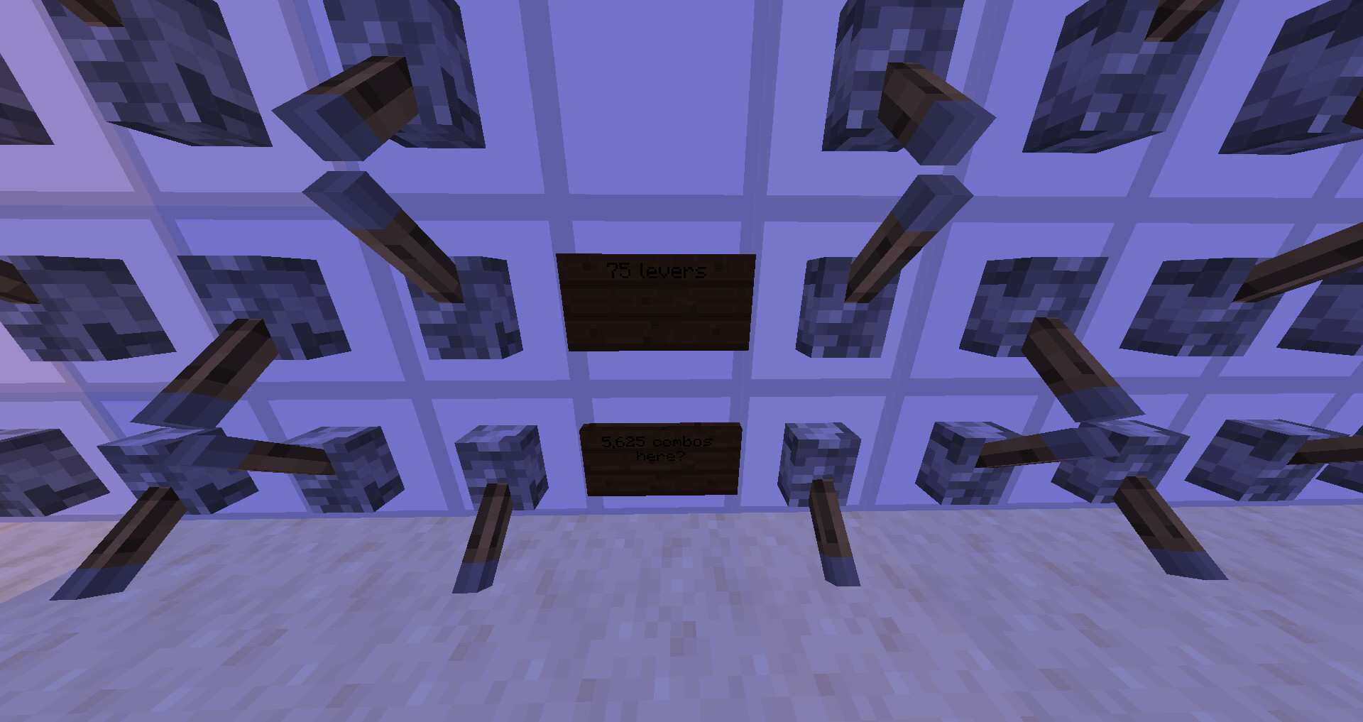 combanation lock Minecraft Map