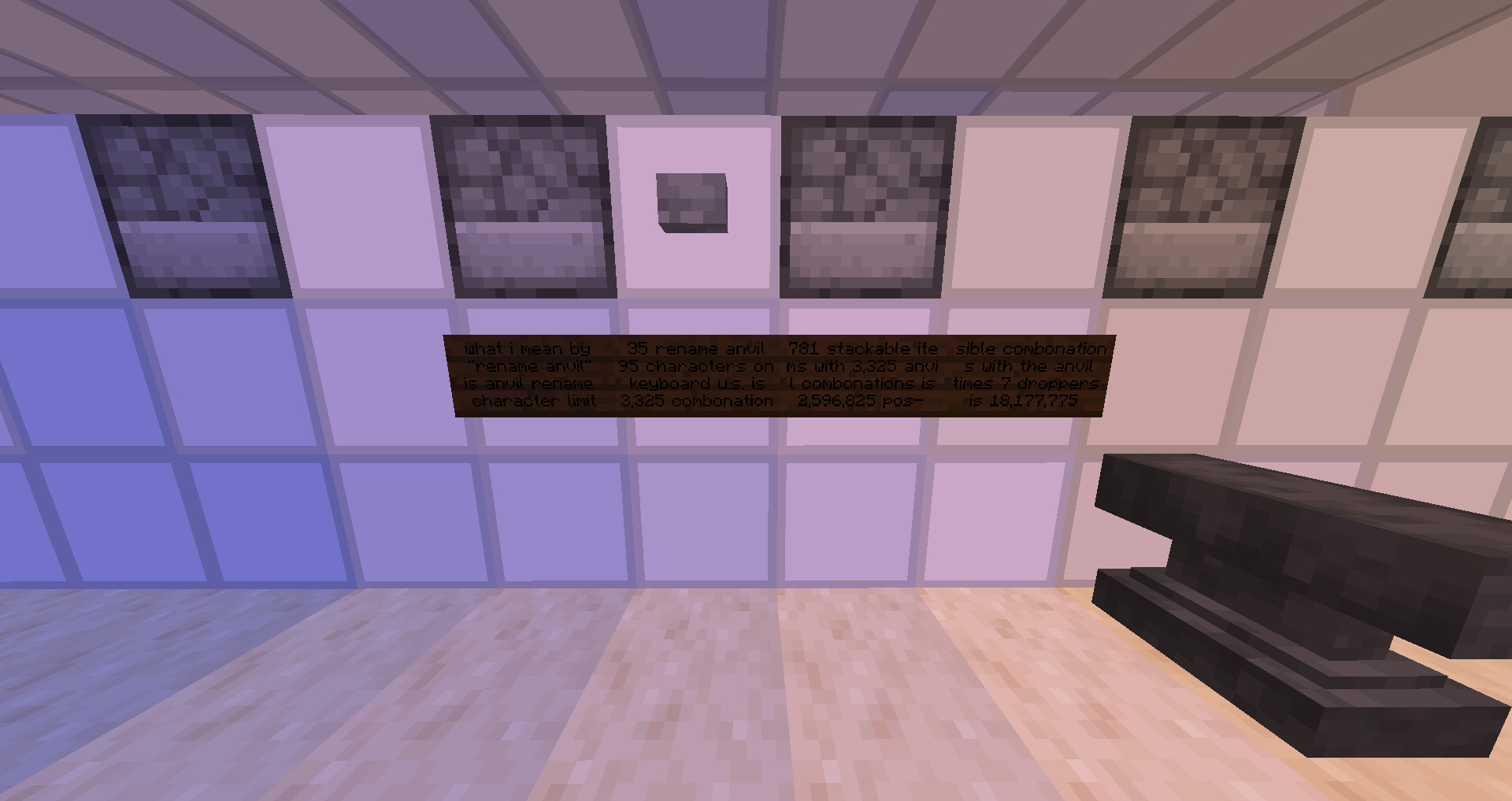 combanation lock Minecraft Map